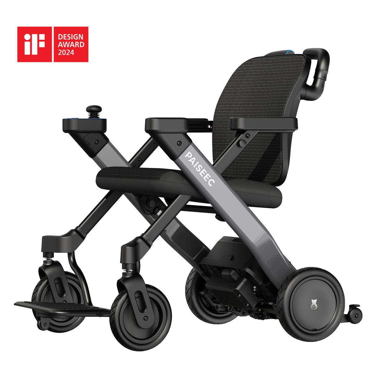 Power Wheelchair Lightweight Foldable Paiseec