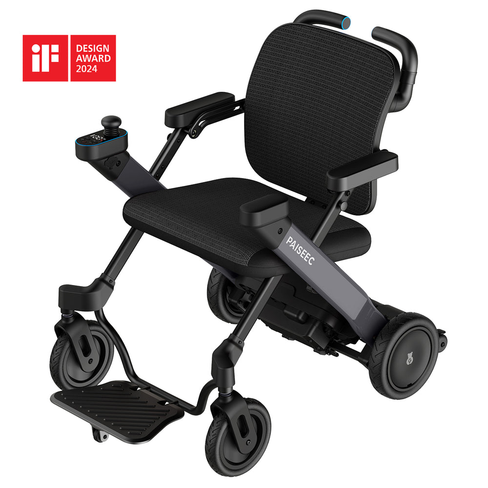 Power Wheelchair Lightweight Foldable Paiseec