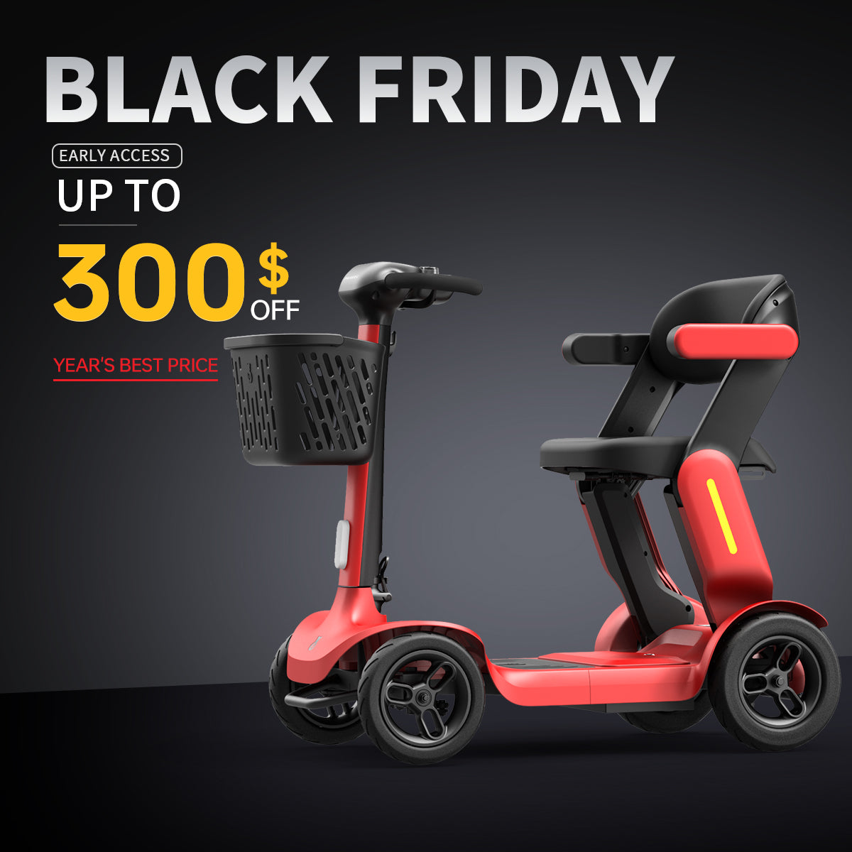 Foldable Mobility Scooter & Portable Scooters